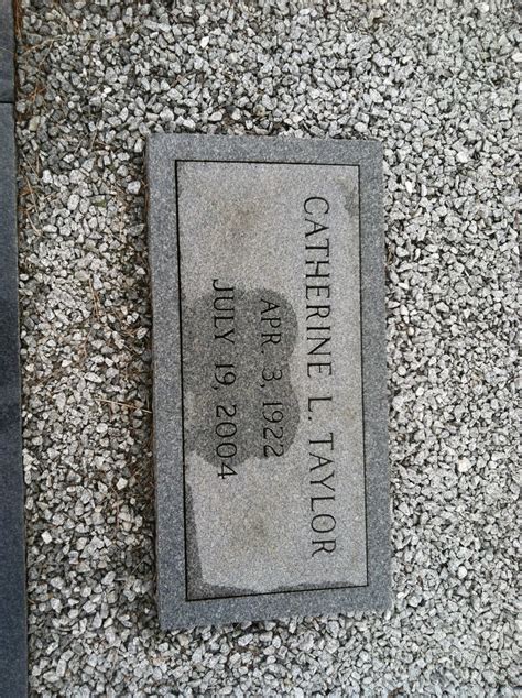 Catherine Loree Price Taylor 1922 2004 Find A Grave Gedenkplek
