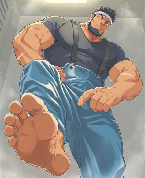 Rule 34 1boy Abs Bara Barefoot Dilf Feet Foot Fetish Gay Kuro