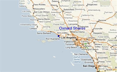 Oxnard California Map And Oxnard California Satellite Image