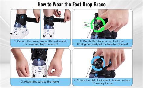 Prfctlife Afo Foot Drop Brace With Upgraded Dial For
