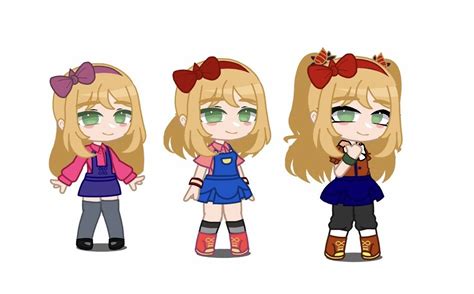 Elizabeths From Blueycapsules Fnaf Gacha Club Anime Chibi Fnaf