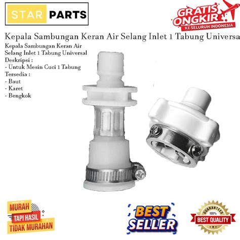 Jual Kepala Sambungan Selang Inled Mesin Cuci Universal Shopee Indonesia