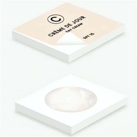 avantade circular packaging insight shellpack for cream samples
