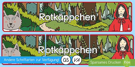 Rotkäppchen Banner
