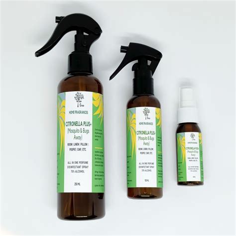 Perfume Disinfectant Spray 250ml Room Body Linen Pillow Kitchen