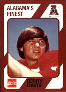 Terry Davis Football Card Alabama Crimson Tide 1989 Collegiate