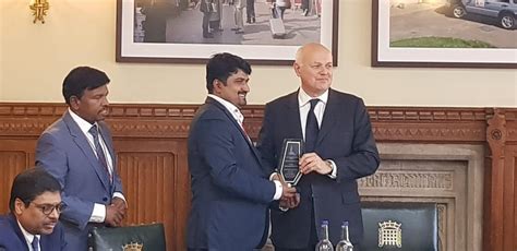Subash George Manuel Ceo Of Ccrb Receives Award For Business
