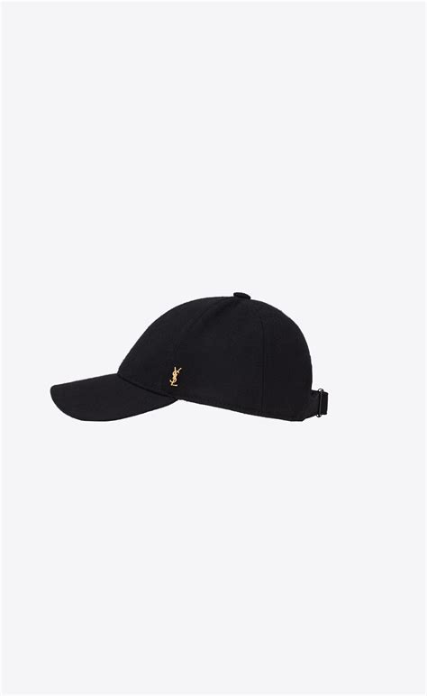 Baseball Cap Cassandre In Felt Saint Laurent