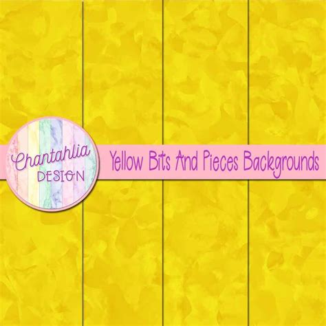 Yellow Bits And Pieces Backgrounds