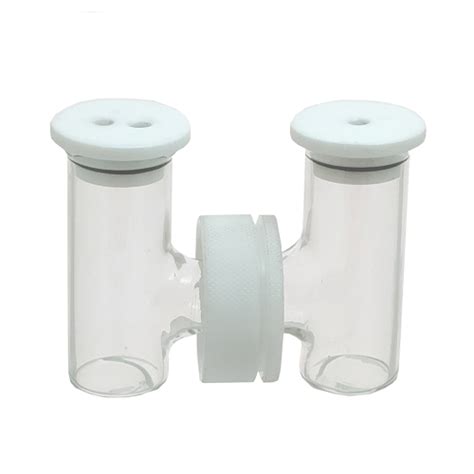 H Cell Separator With Membrane Holder Mtx Labs Electrochemical