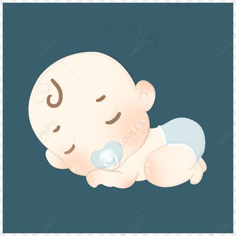 귀여운 일러스트 만화 아기 자 캐릭터 자다 아름다운 Png 일러스트 무료 다운로드 Lovepik