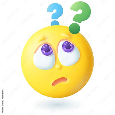 Question Mark Face Emoticon