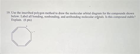 Solved 19 Use The Inscribed Polygon Method To Draw The