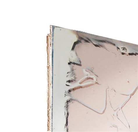 Shiny Sculpture Contemporary Mirror 70 Cm Art Glass Silvering Rose