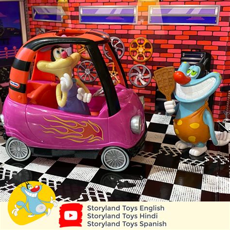 Oggy And The Cockroaches Tiktok Oil Oggy Et Les Cafards Toy Scene