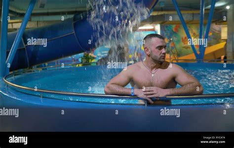 Teen Boy Attractive Handsome Caucasian White Brunette Guy In Bubbles