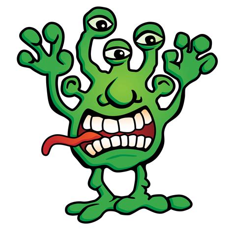 Monsters Quizz Jeopardy Template