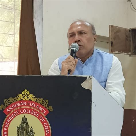 Prof Dr Shaukat Ali Principal And Hod Anjuman I Islams Akbar Peerbhoy College Of