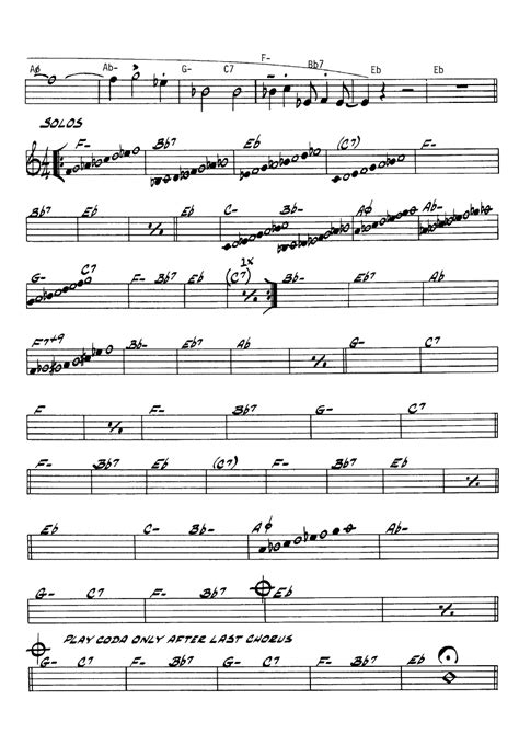 Del Sasser Sam Jones Ноты джазового стандарта