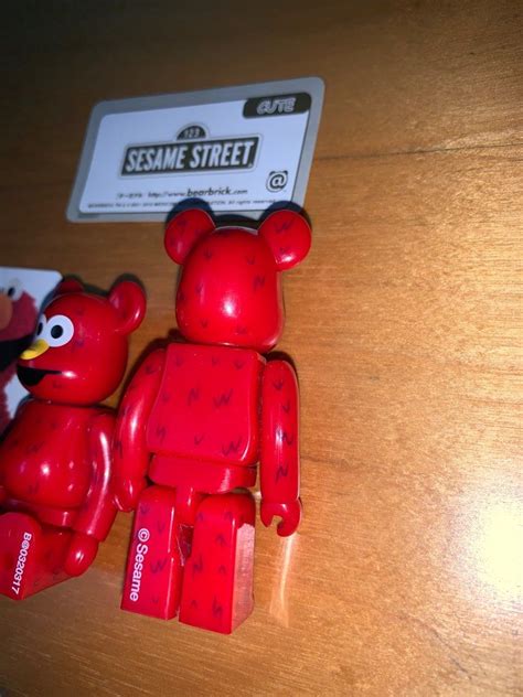 Bearbrick Sesame Street Medicom Cute Elmo Artist Bear Brick Series 32