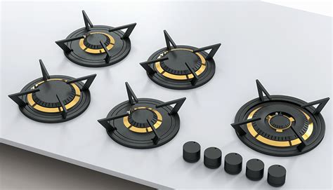 Tulip Cooking Tc19611 55650 Btu Modular Gas Cooktop With Five Sealed