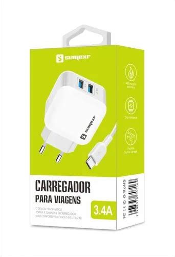 Carregador Com 2 Saídas Usb E Cabo Lightning Sx F12 I6 Mercadolivre