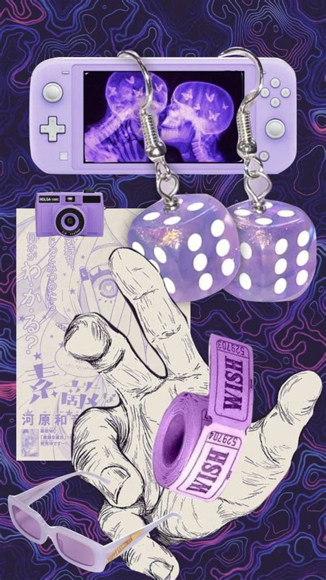 Purple And White Aesthetic Art Tutorial