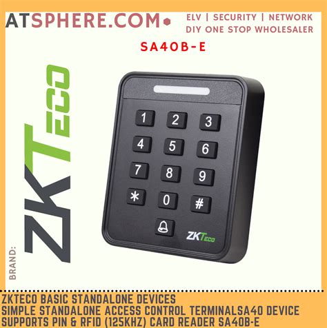 Zkteco Standalone Door Access Keypad Reader Control Terminal Card