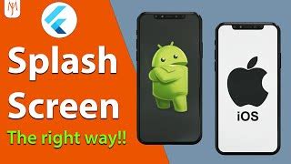 How To Create A Splash Screen In Flutter App Best Way In 2022 Native Splash Screen Ios Android ...