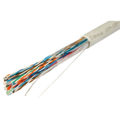 UTP-25P-Cat.5-IN Кабель витая пара UTP (U/UTP), категория 5, 25 пар (24 ...