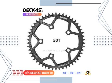 DĨa Xe ĐẠp Touring Deckas 52t Bcd 110 Xe đạp Trực Tuyến
