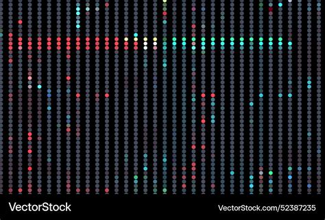 Trendy Glitch Pattern On Dark Background Abstract Vector Image
