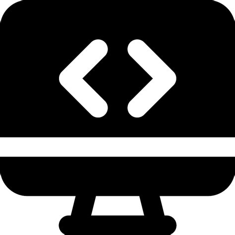 Computer Coding Vector Svg Icon Svg Repo