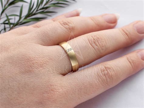 Alex Gender Neutral Wedding Ring Aurelius Jewelry