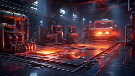 White 3d Model Of Robotic Arm For Welding Powerpoint Background For