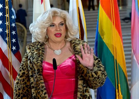 D Arcy Drollinger Speaking At A Press Conf To Kick Off San Francisco S