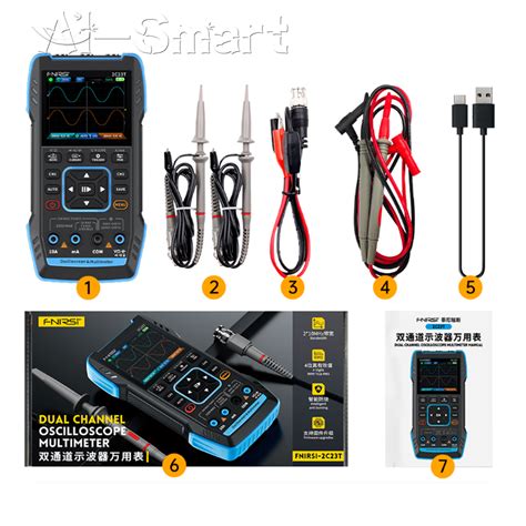 Fnirsi 2c23t Handheld Digital Oscilloscope Multimeter Function Signal Generator Ebay