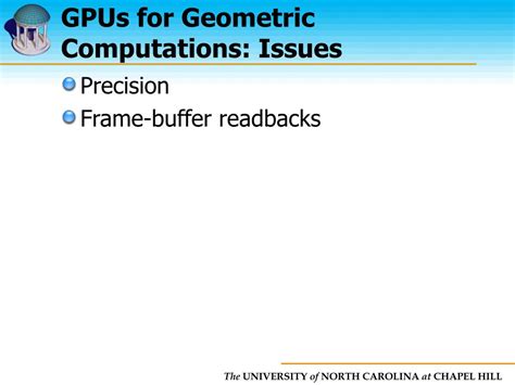 ppt geometric computations on gpu proximity queries powerpoint