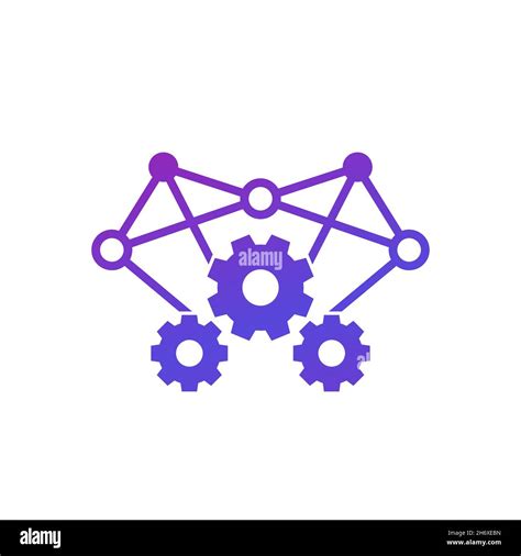 Operations Icon On White Vector Stock Vector Image And Art Alamy