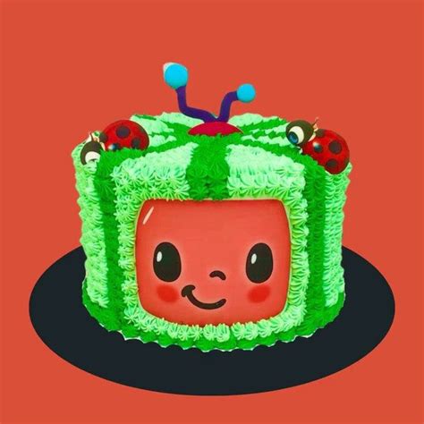 Cute Coco Melon Theme Cake