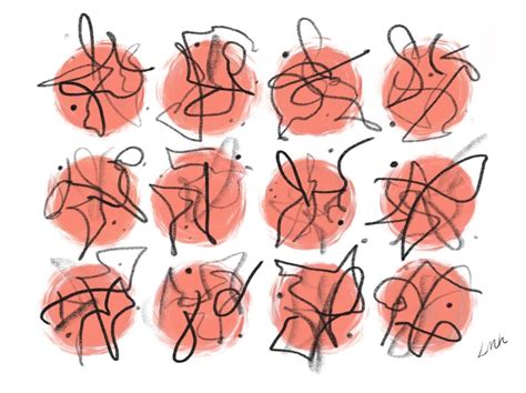 Abstract Squiggles An Art Print By Lindsay M Haynes Inprnt