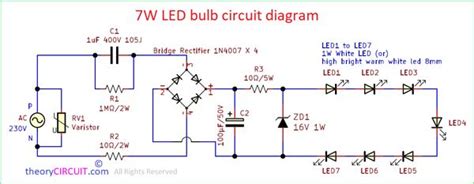 Led Light Schematic Diagram