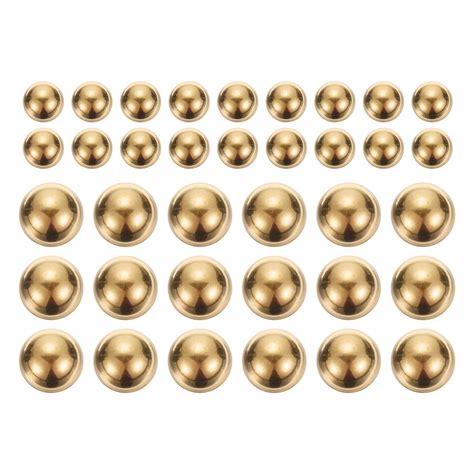 50 Packs Precision Solid Brass Bearing Balls 14 38 Industrial Brass