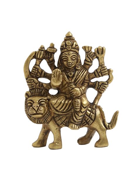 Brass Statue Durga Devi Revive Home
