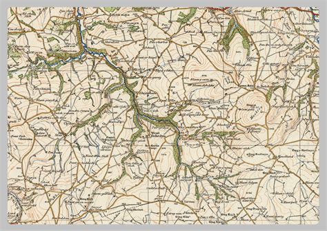 1920 Collection Carmarthen Ordnance Survey Map I Love Maps