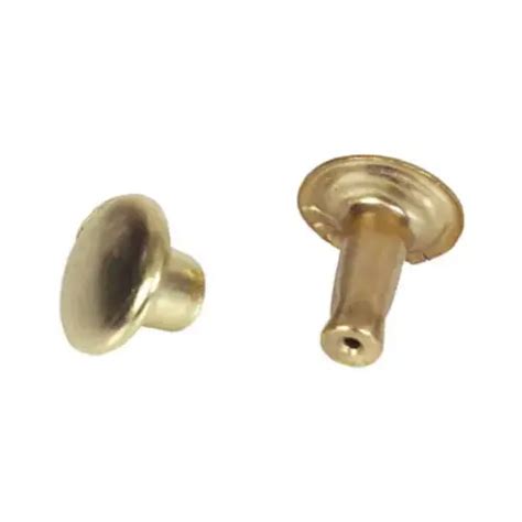 Hillman Fasteners 8002 Brass Plated Speedy Rivets 16 Sets Small Buy Now