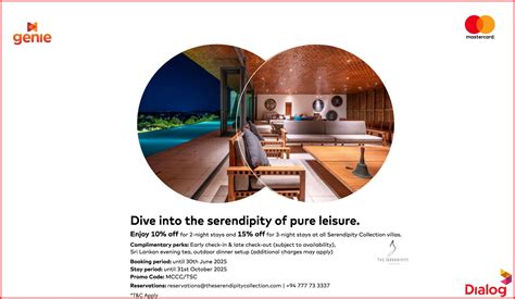 Luxury Escapes Await Enjoy 15 Off At The Serendipity Collection