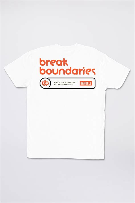 Break Boundaries Tee Barbell Apparel