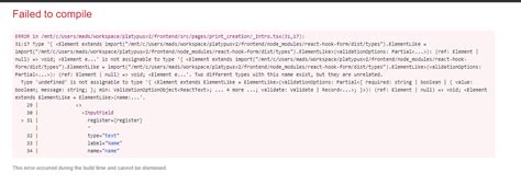 Issue With Typings When Passing Register As A Prop Issue React Hook Form React Hook