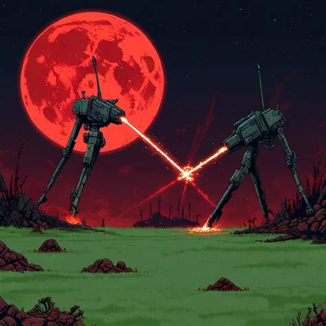 Mech Pixel Art Leonardo Prompt